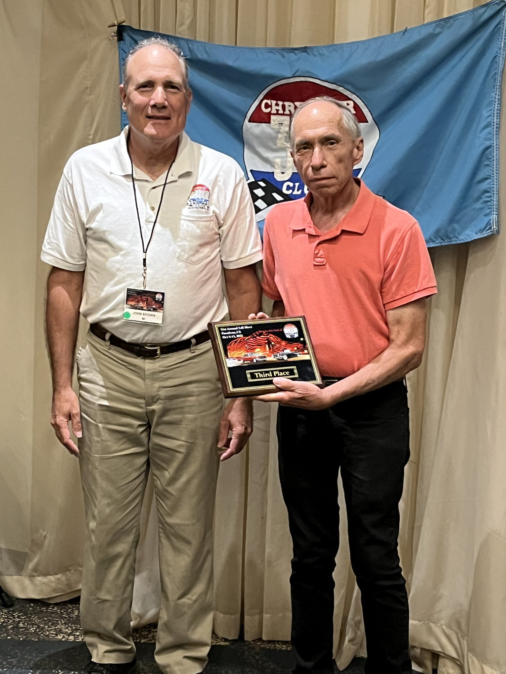 Pasadena meet event report awards